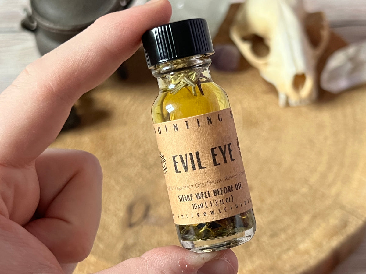 Evil Eye- Conjure Oil – The Crow's Cauldron